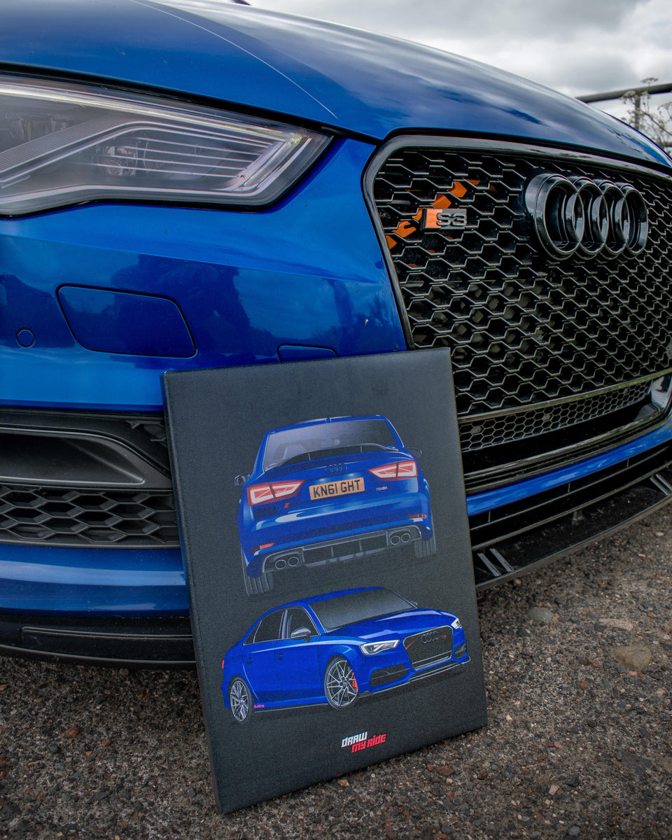 Custom Car Canvas Prints - Personalised Automotive Art